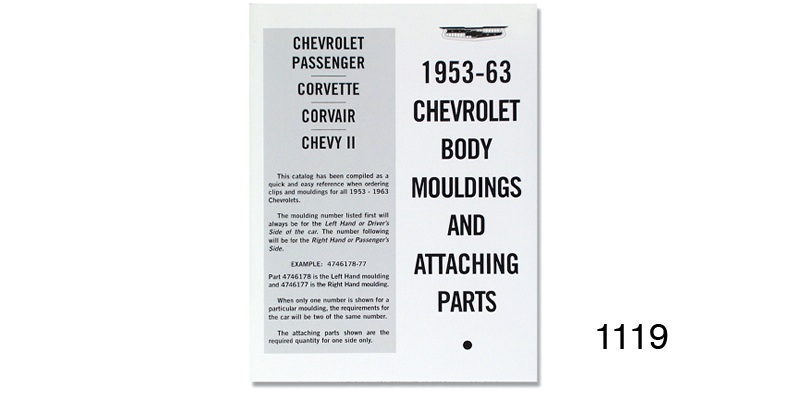 Body mouldings 53-63 | chevy classic